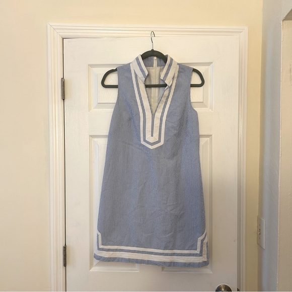 Eliza J | Dresses | Eliza J Preppy Seersucker Dresss | Poshmark